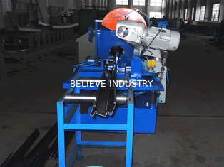 China Customized Door Frame Roll Forming Machine With Saw Cutting Type supplier
