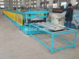 China Galvanized Steel Closed Type Floor Decking Sheet Roll Forming Machine supplier