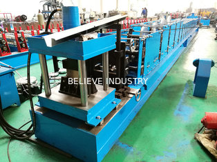 China G550 High-Tensile Galvanized Steel Top Hat Section Roll Forming Machine supplier
