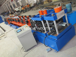 China Standard C100-300 C Purlin Cold Roll Forming Machine With Post Punching And Cutting supplier