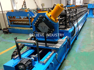 China Custom Omega Profile Steel Section Cold Roll Forming Machine To Canada supplier