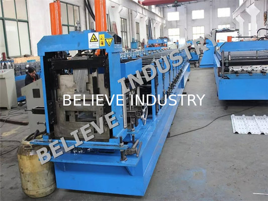 Post Cutting C/Z Purlin Interchangeable Roll Forming Machine supplier