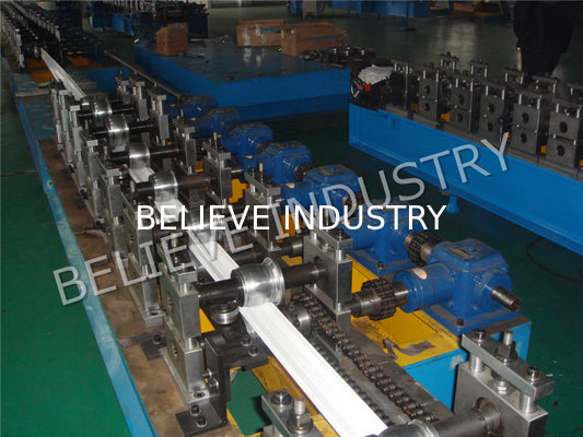 PU Foaming Rolling Shutter Slats Roll Forming Machine supplier