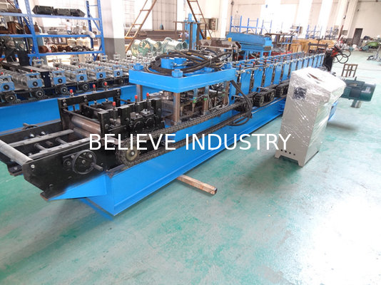 C Channel Roll Forming Machine With Continuous Punching Holes And Slots supplier