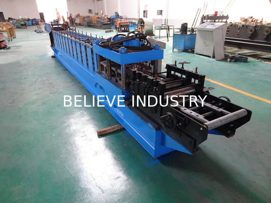 C Channel Roll Forming Machine With Continuous Punching Holes And Slots supplier