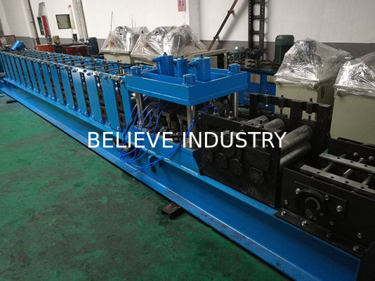 C Purlin Cold Roll Forming Machine With New Type Punching And Turk's Head Straightener supplier