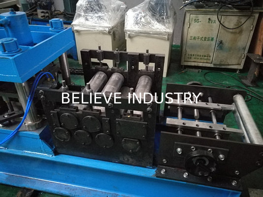 C Purlin Cold Roll Forming Machine With New Type Punching And Turk's Head Straightener supplier