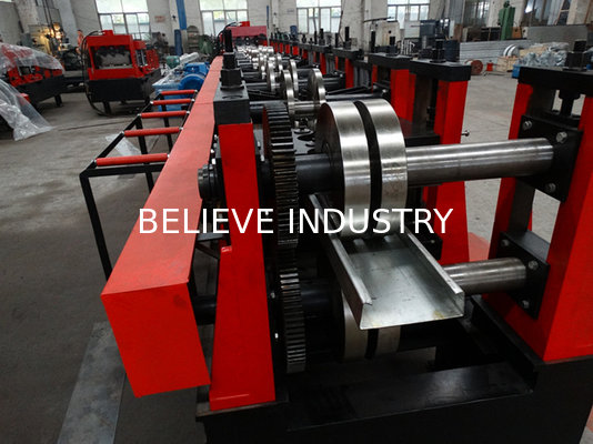 Fully Automatic Adjust C Purlin Roll Forming Machine With Pre-cutting Device supplier
