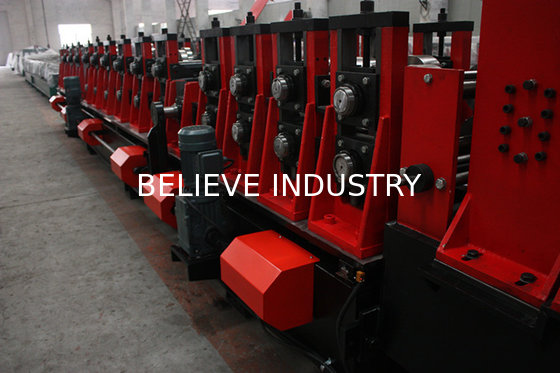 Fully Automatic Adjust C Purlin Roll Forming Machine With Pre-cutting Device supplier