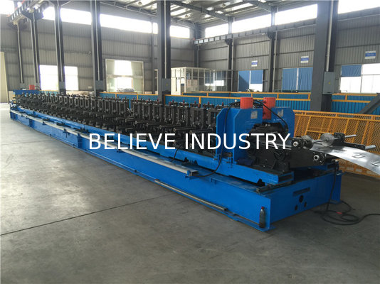 Heavy Duty Perforated Ladder Cable Tray Roll Forming Machine With Automatic Size Adjusting supplier