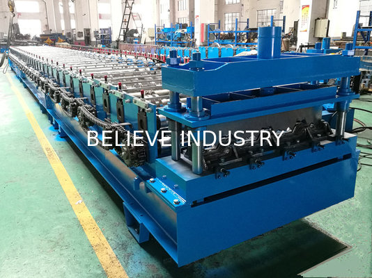 1250mm Feeding Width Steel Floor Decking Sheet Roll Forming Machine To Philippines supplier