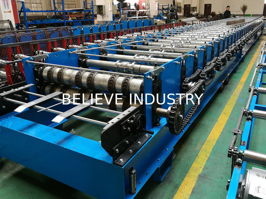 1250mm Feeding Width Steel Floor Decking Sheet Roll Forming Machine To Philippines supplier