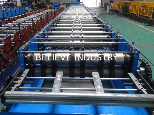 1250mm Feeding Width Steel Floor Decking Sheet Roll Forming Machine To Philippines supplier