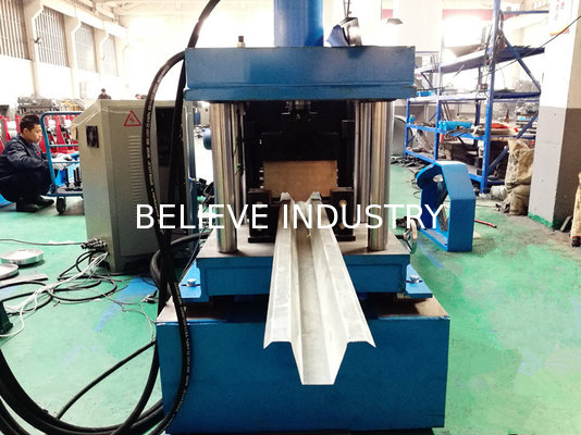 G550 High-Tensile Galvanized Steel Top Hat Section Roll Forming Machine supplier