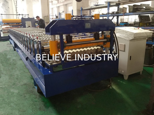 1250mm 1000mm 914mm Material Width Corrugated Roofing Roll Forming Machine supplier