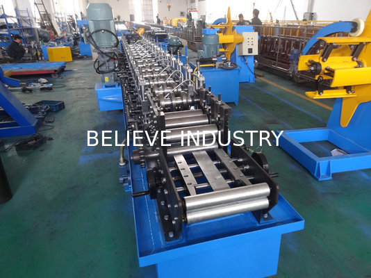 1.5mm To 2.5mm Thickness Servo Flying Cutoff C-section Lip Channel Roll Forming Machine supplier