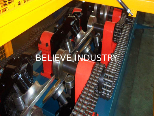 Standard C100-300 C Purlin Cold Roll Forming Machine With Post Punching And Cutting supplier
