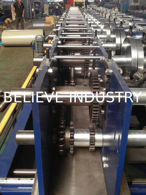 Fully Automatic Metal Shelf Panel Roll Forming Machine supplier