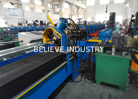 Diagonal Bracing Section Roll Forming Machine; Warehouse Rack C Bracing Rollformer supplier