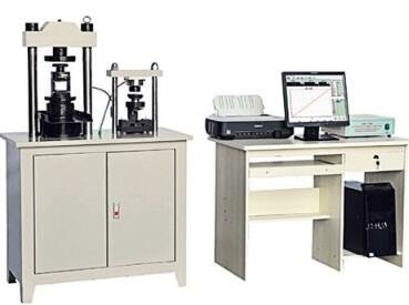 Microcomputer automatic bending compression testing machine