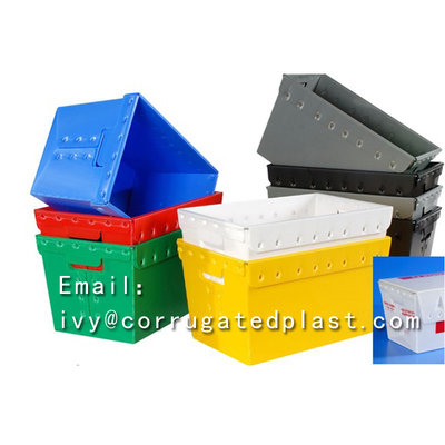 Eco-friendly PP Plastic Handles Corrugated Boxes recycled & durable printing available