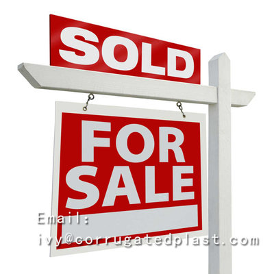 2mm 3mm 4mm 5mm screen printing polypropylene sheet real estate signs advertising board