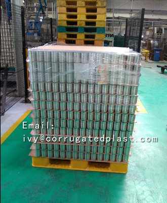 2MM 3MM 4MM 6MM corrugated plastic pallet layer pad/bottle layer pad coroplast plastic divider