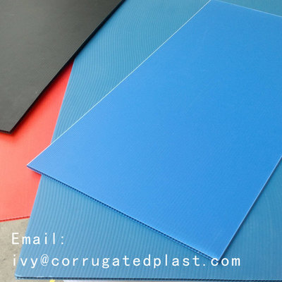 Plastic corflute corrugated strong sheet/4mm Corrugated plastic sheet 4x8/ Coroplast with low price