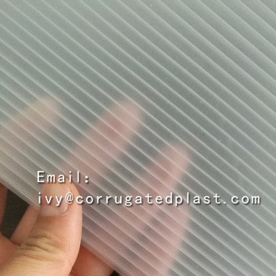 Clear transparent corflute coroplast correx pp corrugated plastic sheet 4x8
