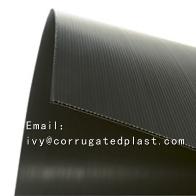 Colorful Lightweight Customized PP Corrugated Advertisement Board Plastic Hollow Portrait Sheet