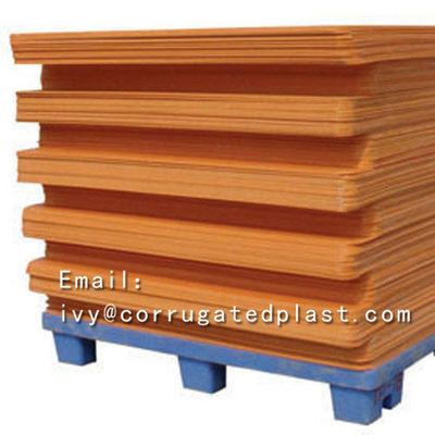 Pallet layer pad pp round corner corrugated plastic dividers