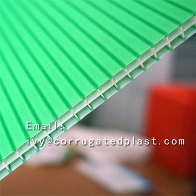 Factory 2-12mm Custom White/Yellow/Blue/Black Corflute PP Hollow Board/Corrugated Plastic Sheet