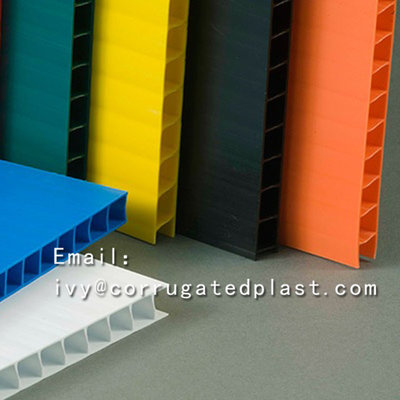 Factory price !!! customized PP Hollow Corrugated plastic PP corrugated sheet