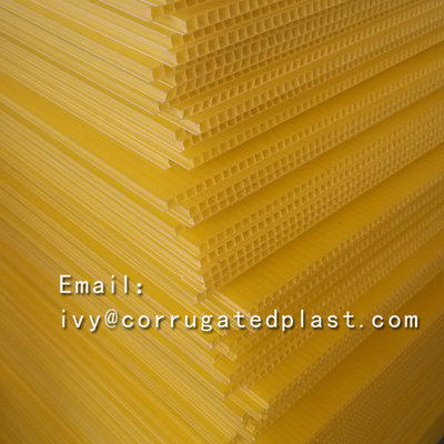 Polypropylene cheap price hollow corrugated plastic sheet China supplier