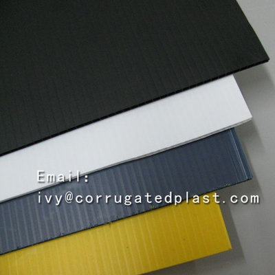 Plastic PP Printed Corrugated Coroplast Flute Correx Advertising Sign Board Sheets for Flooring Protection