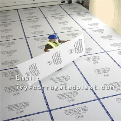 Polypropylene pp sheet polypropylene plastic floor protection sheet