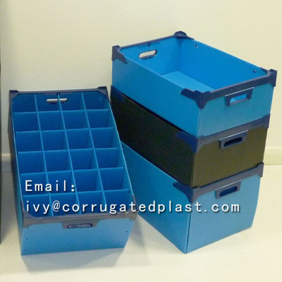 China corrugated plastic tote shipping plastic transport box