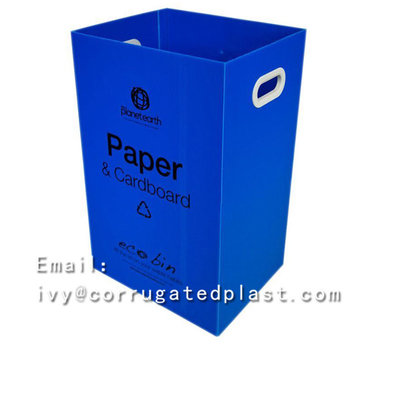 Customized Tote corrugated packing box/Polypropylene Corrugated Plastic Tote Box