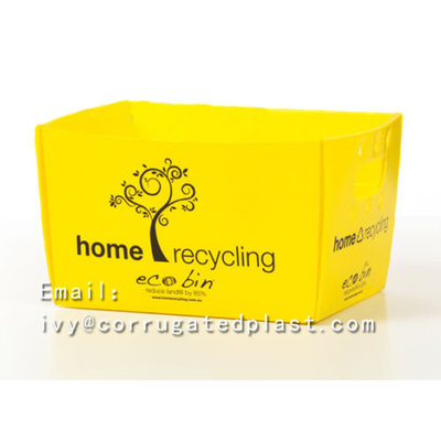 Wholesale Cheap 100% Recycled PP Corrugated Plastic Storage Box/Stackable Corrugated Plastic Totes