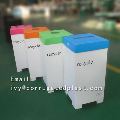 Custom wholesale pp printed plastic corrugated plastic box