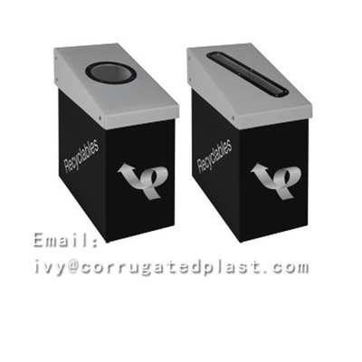 Corrugated plastic box for packaging, custom size plastic container box