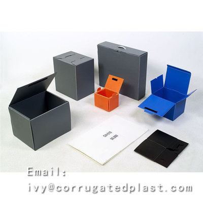 Factory direct wholesale pp corrugated foldable plastic file box