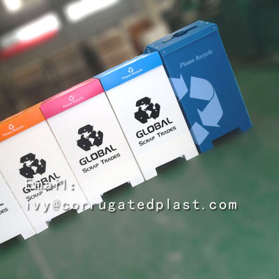 2018 Factory Made/ Recycled Plastic PP Coroplast / Corrugated Fold Box/Standard Corflute Sizes