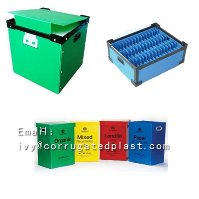 PP Corrugated Foldable Plastic File Box 2mm 3mm 4mm 5mm 6mm corrugated plastic sheet