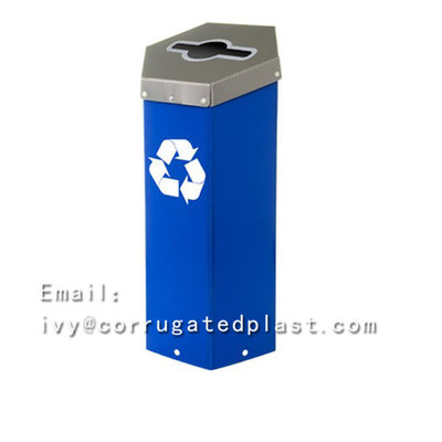Polypropylene pp corrugated plastic waste bin