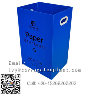 Paper & Cardboard Recycling Bin – Blue Ecobin