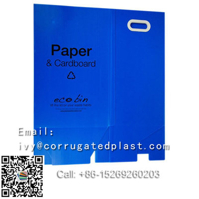 Paper & Cardboard Recycling Bin – Blue Ecobin