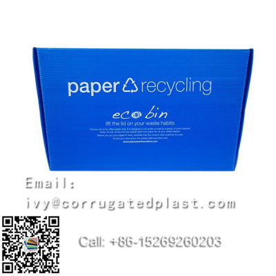 Paper & Cardboard Recycling Bin – Blue Ecobin