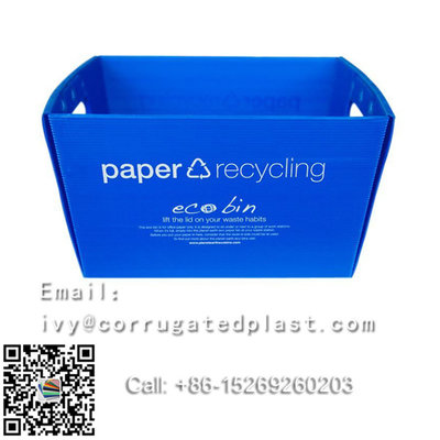 Paper & Cardboard Recycling Bin – Blue Ecobin