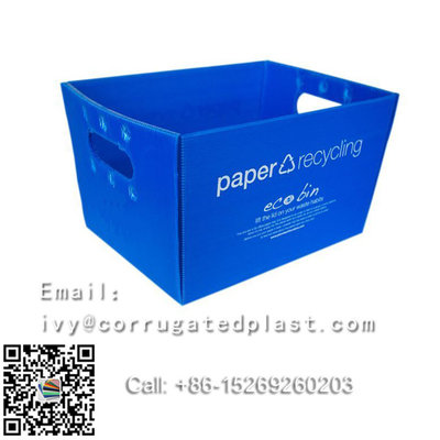 Paper & Cardboard Recycling Bin – Blue Ecobin